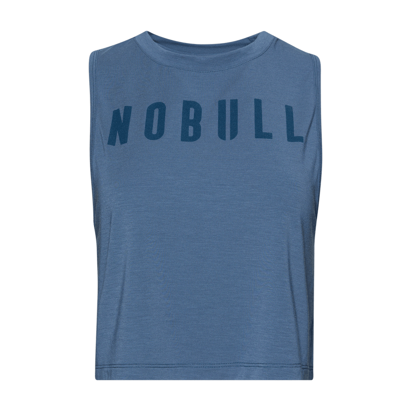 Women's Coastal Blue NOBULL Muscle Tank Top