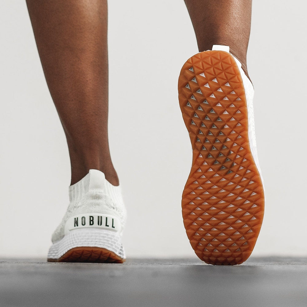 Women's White Allday Knit Shoes | NOBULL